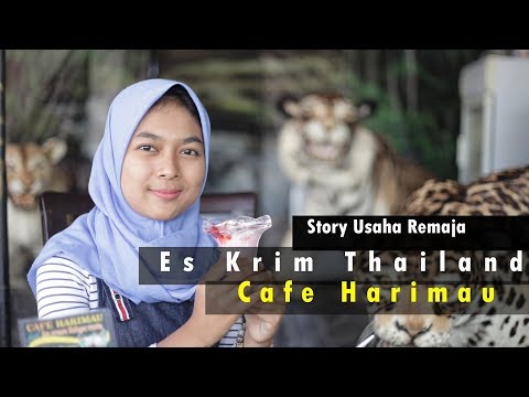 Segarnya Es krim Thailand Cafe Harimau, Genteng Banyuwangi