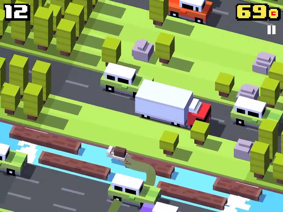 CROSSY ROAD GAMEPLAY - YouTube