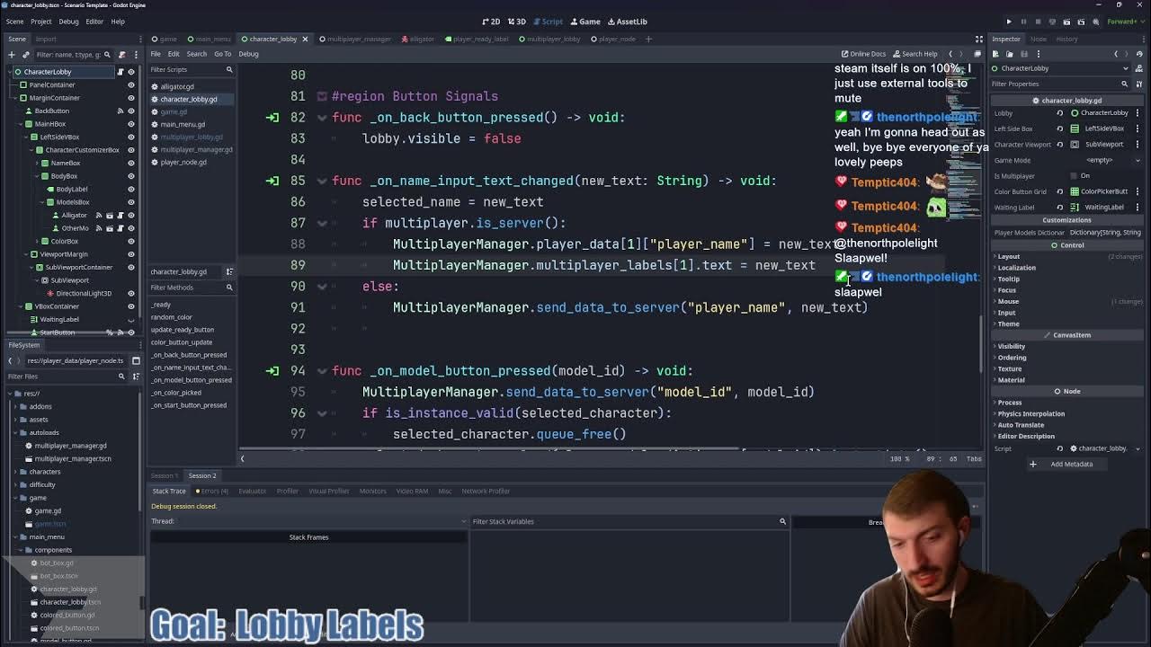 🕹️GameDev|🔴Multiplayer Connections 🔴THE TEDIOUS TEMPLATE REFACTORING🔴 - Day 4 - YouTube