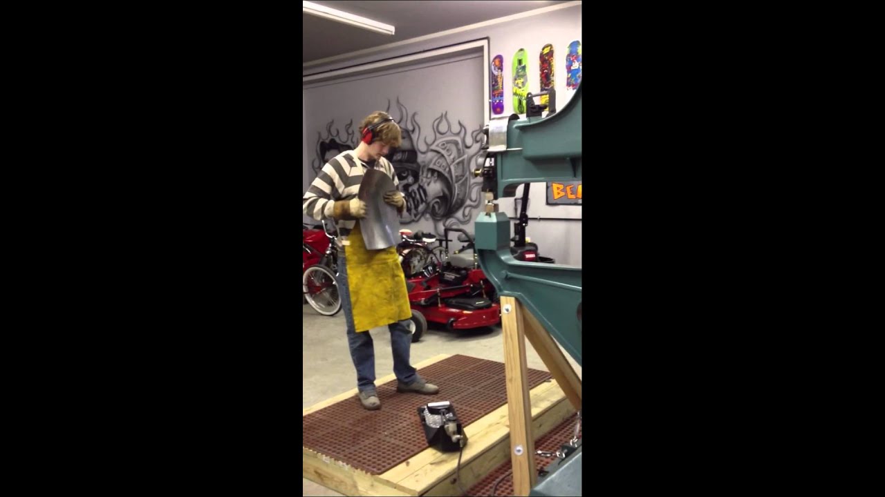 Yoder Hammer for the 190E - YouTube