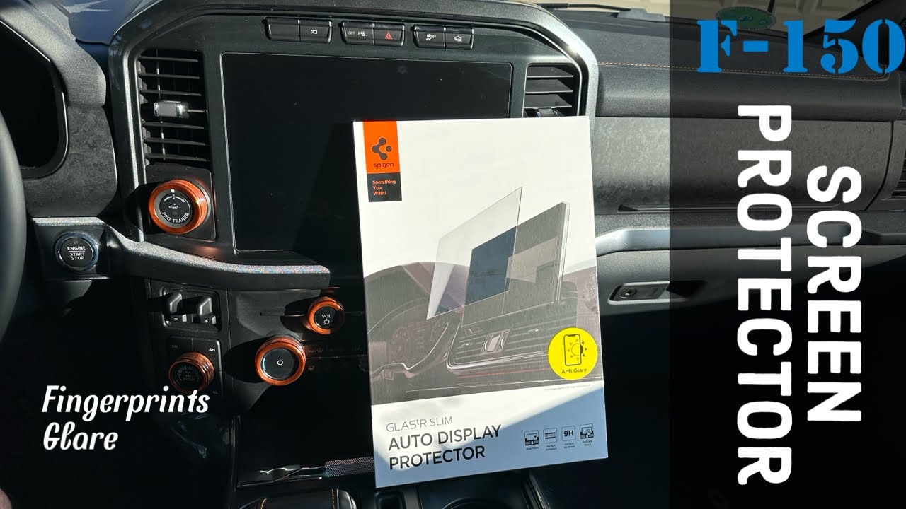 F-150 Center Console Screen Protector Installation | Spigen - YouTube