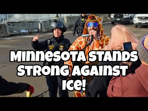 Minnesota stands up against ICE by singing The Who with a Giraffe! - Robby Roadsteamer 