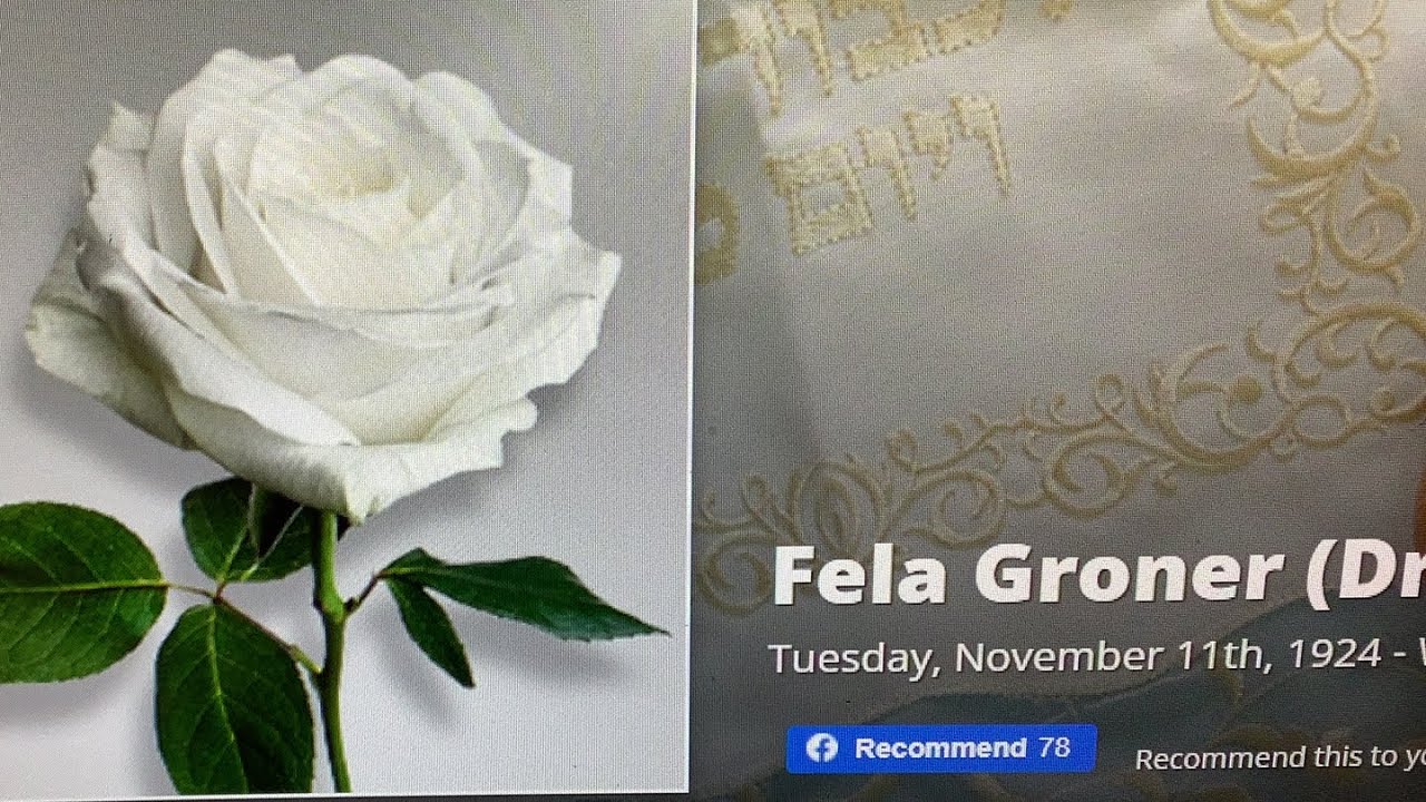 Fela Groner funeral - YouTube