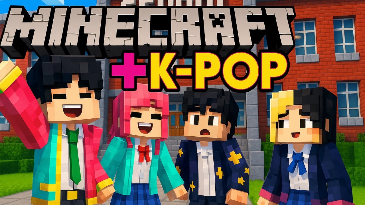 Minecraft K-Pop School: Dance, Drama & Romance! - YouTube