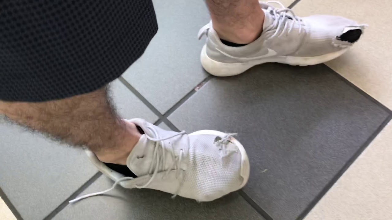 Shopping Wearing The Trashed Nike Roshe Running Shoes - YouTube
