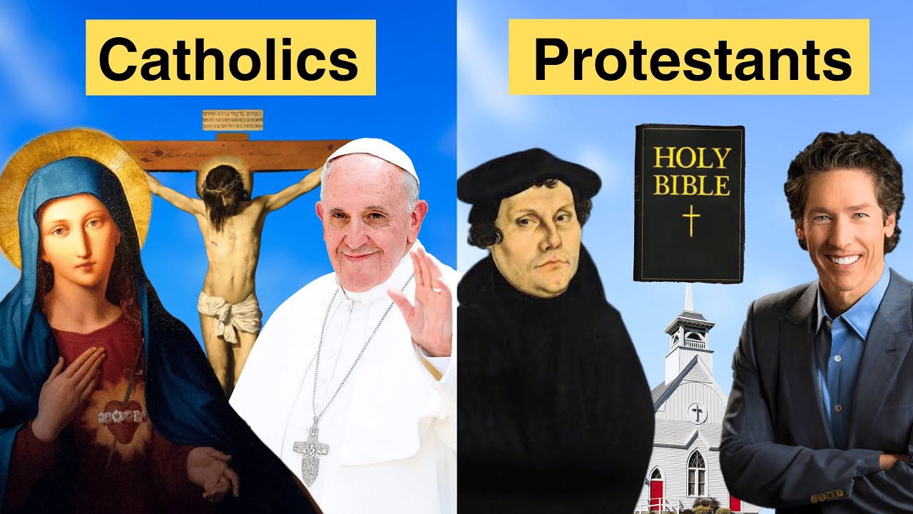 20 Differences Between Catholics and Protestants - YouTube