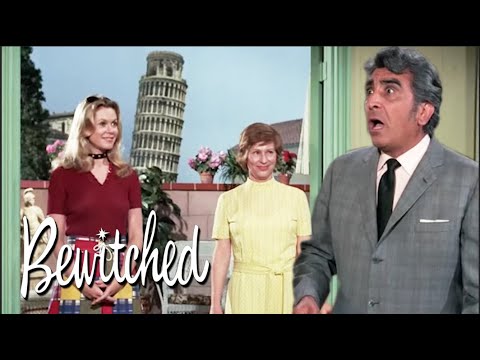 Esmeralda Makes The Tower Of Pisa Lean Again | Bewitched - YouTube
