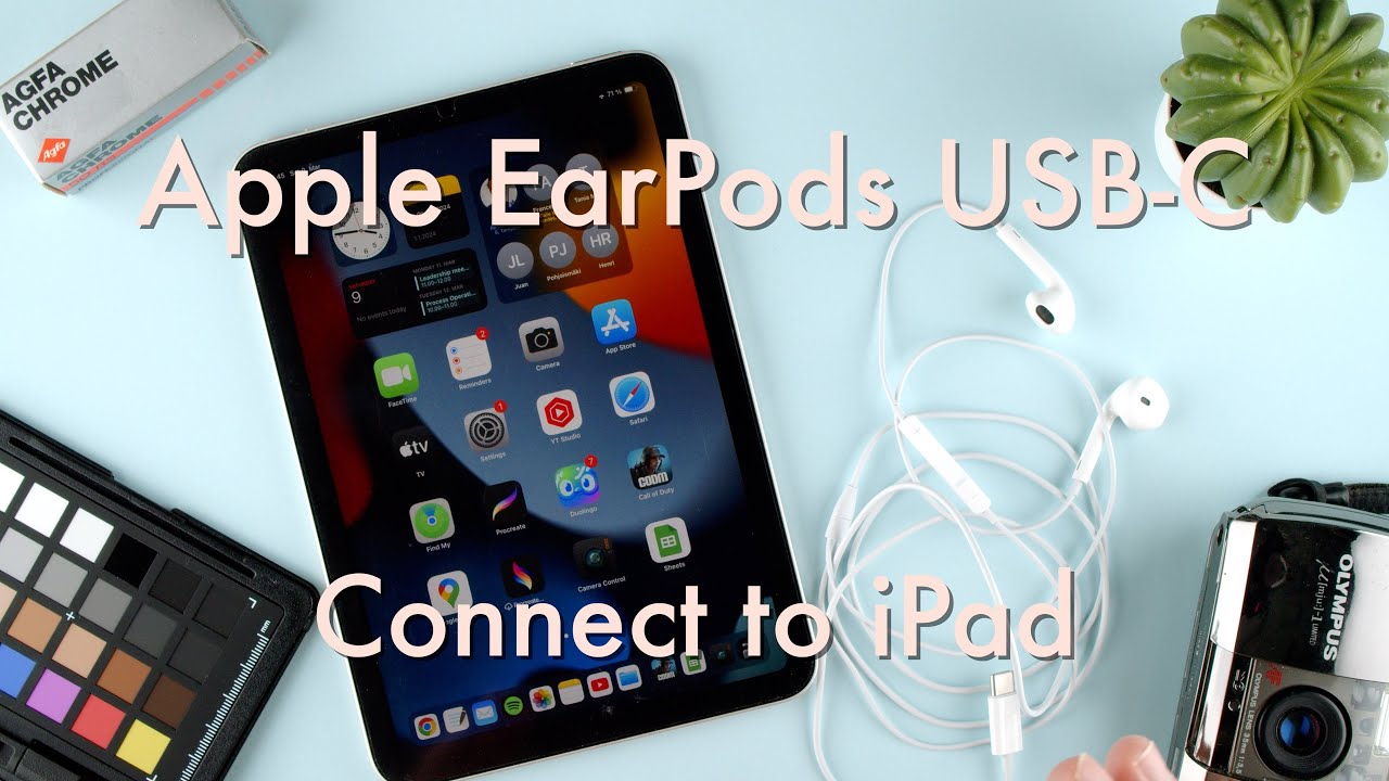 How to Connect Apple EarPods USB-C to an iPad Mini || Apple EarPods USB ...