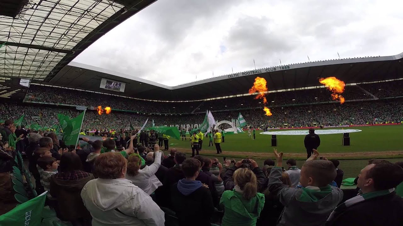 Celtic FC Trophy day 2014 Scots Premierships Champs 2013/2014 - YouTube