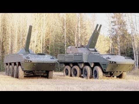 스웨덴의 발전된 120미리 자주 박격포차 데모 Swedish Amos, Nemo 120mm Advanced Mortar ...