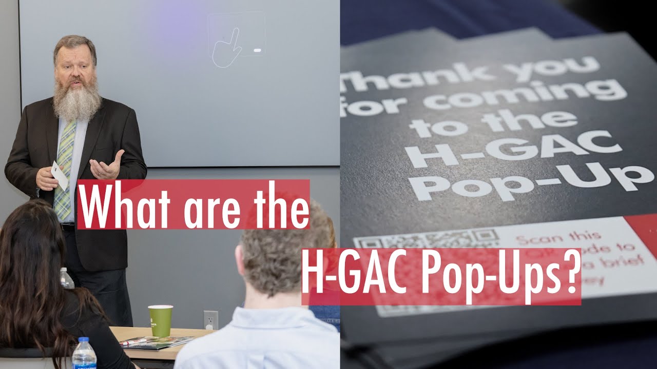 What are the H-GAC Pop Ups? - YouTube