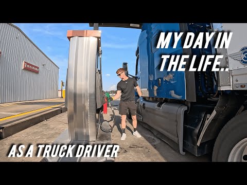 My Day In The Life As a Truck Driver | OTR Trucker