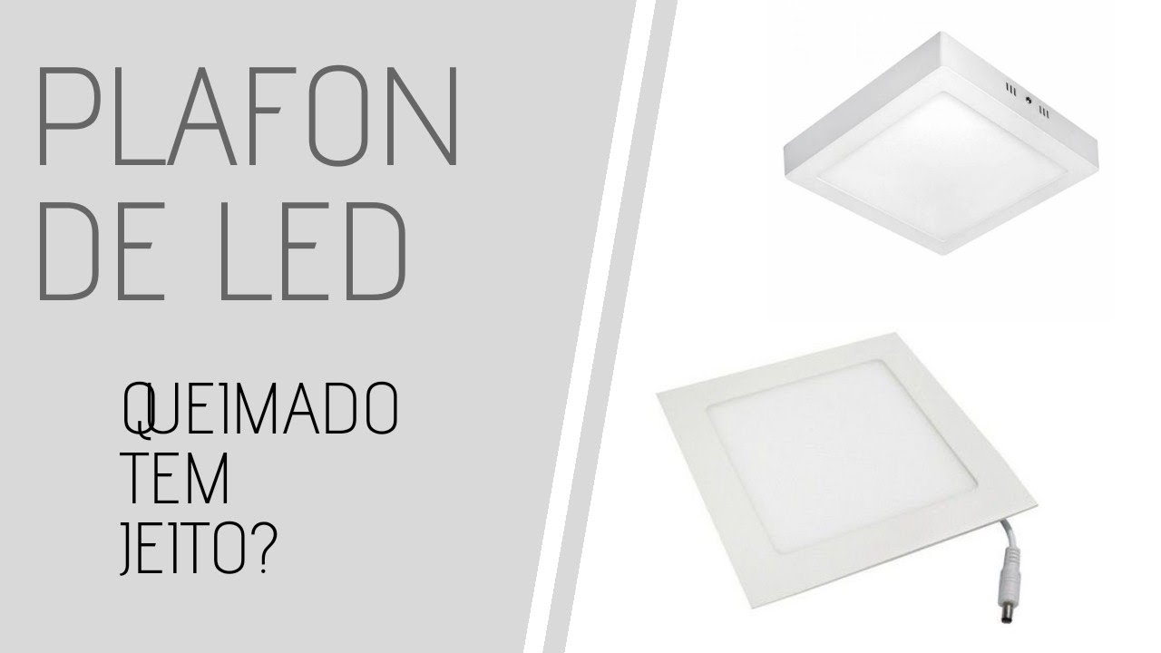 Como consertar Plafon de Led, na prática!! - YouTube