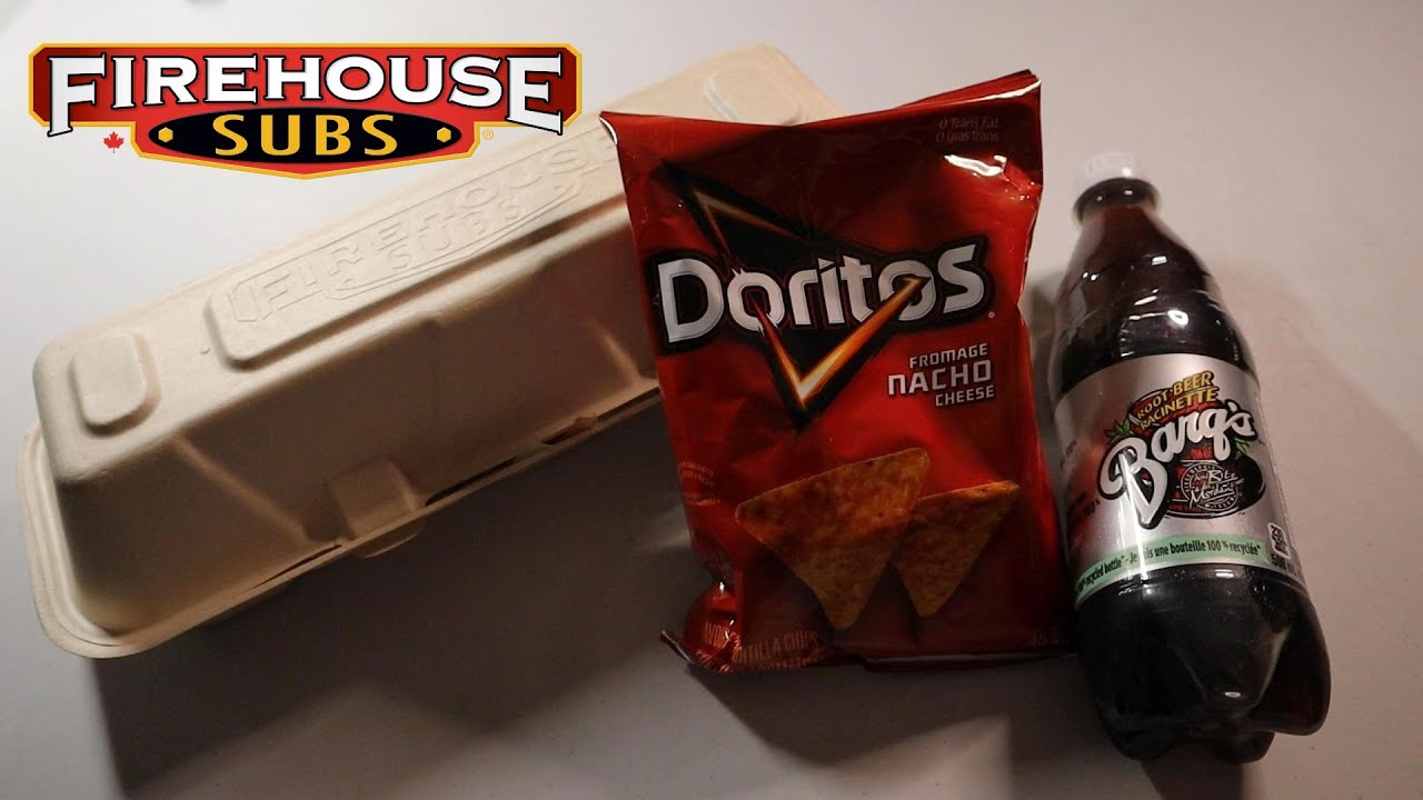 FIREHOUSE SUBS PEPPERONI PIZZA & MEATBALL SUB, NACHO CHEESE DORITOS ...