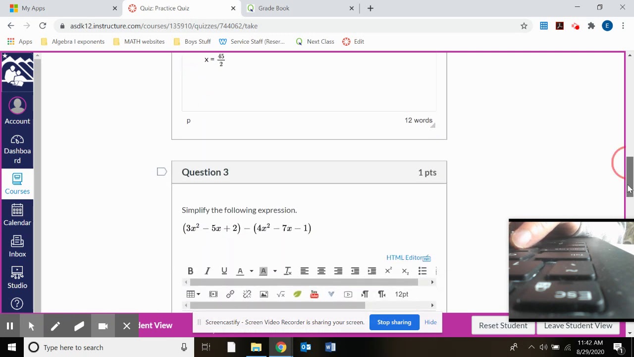How to Canvas--Algebra II, Chapter 1 - YouTube