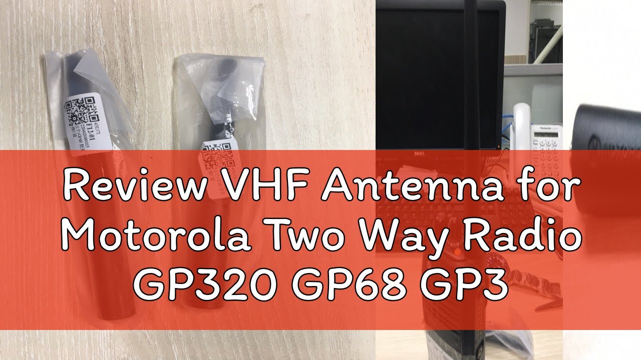 Review VHF Antenna for Motorola Two Way Radio GP320 GP68 GP338 GP328 ...