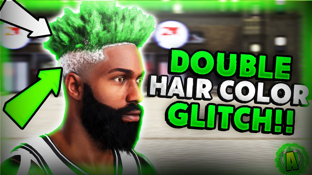 How To Get *TWO* Different Hair Colors On Your MyPlayer!!!! NBA 2K20 ...