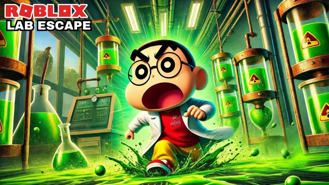 Lab Escape Obby Gameplay in Tamil | GAMING WITH SHINCHAN - YouTube