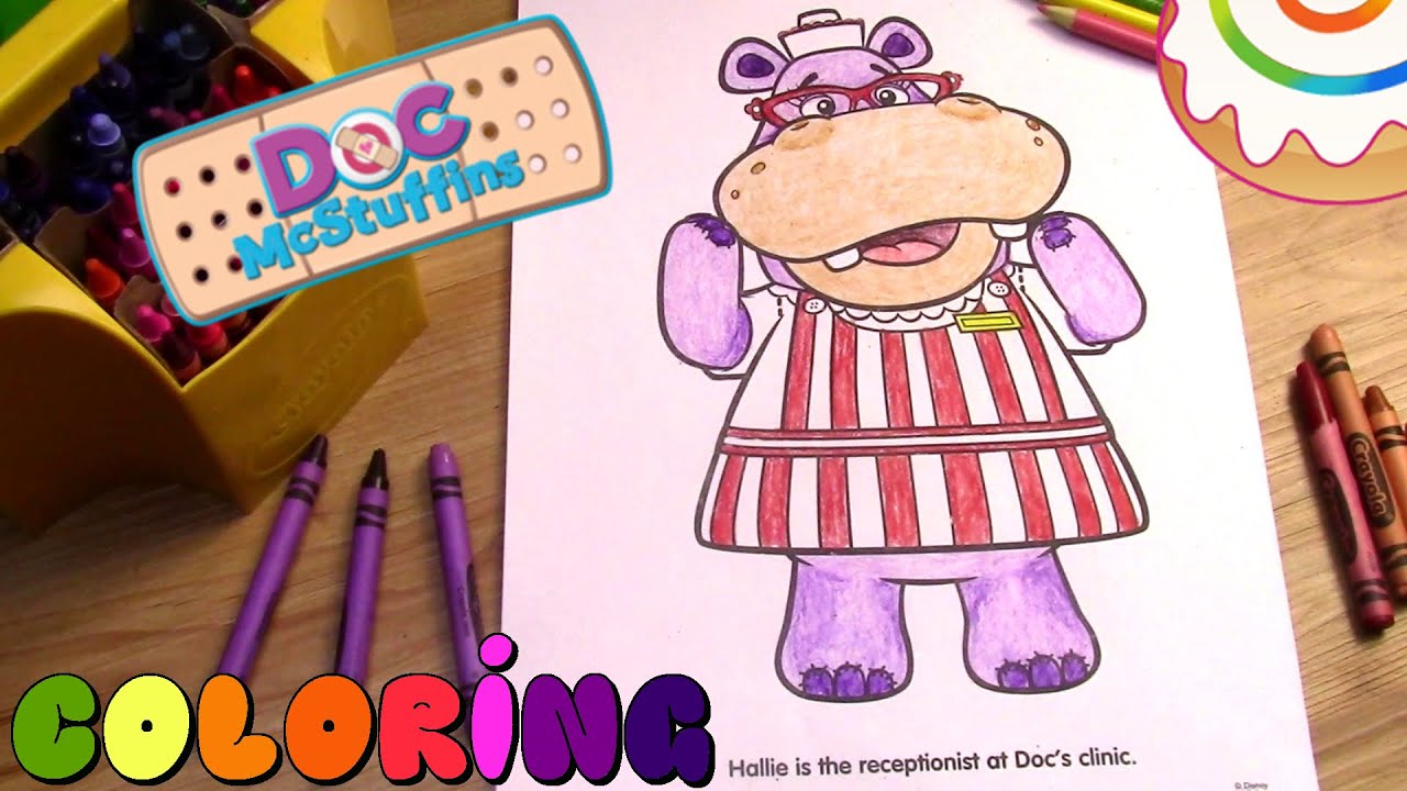 Doc Mcstuffins Hallie Coloring Pages Hallie Doc McStuffins Kleurplaat