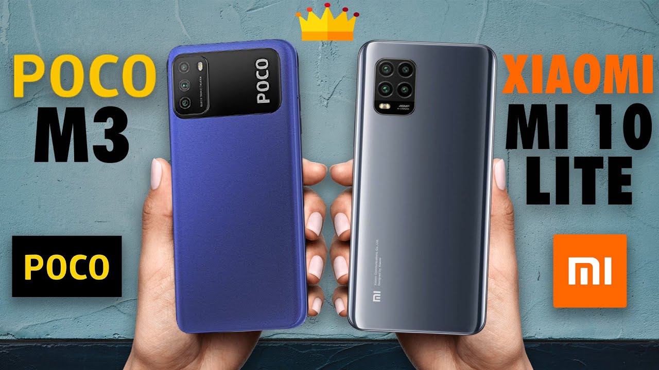 Poco M3 vs Xiaomi Mi 10 Lite - YouTube