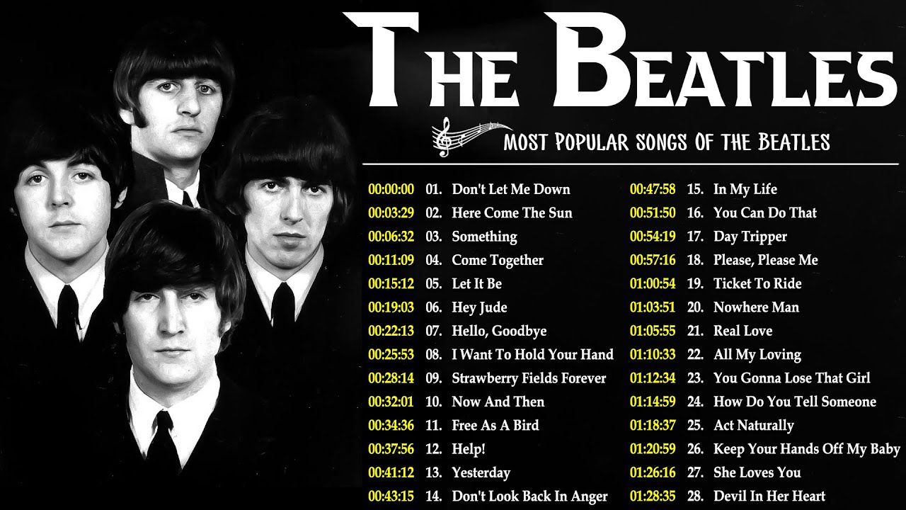 The Beatles - The Beatles Greatest Hits Of All Time Full Album - Most ...