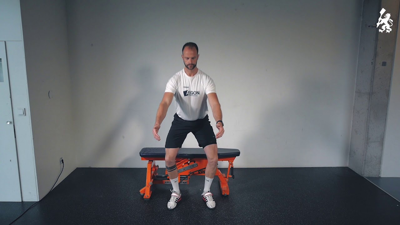 1 1 Bench Squat - YouTube