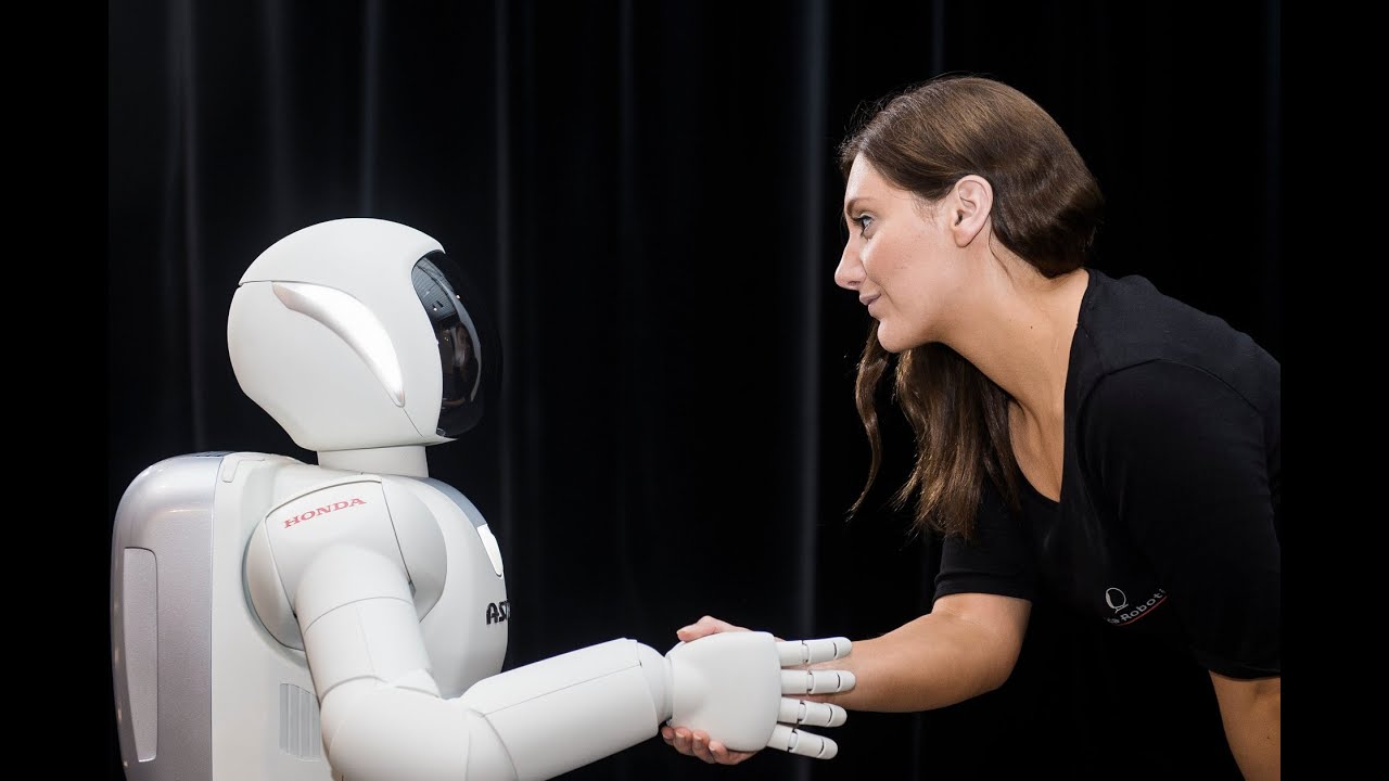 Notre rencontre avec ASIMO le robot humanoïde de Honda - YouTube