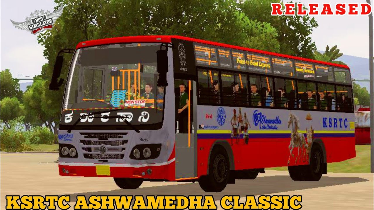 KSRTC ASHWAMEDHA CLASSIC BUS MOD for bus simulator indonesia | BUSSID ...