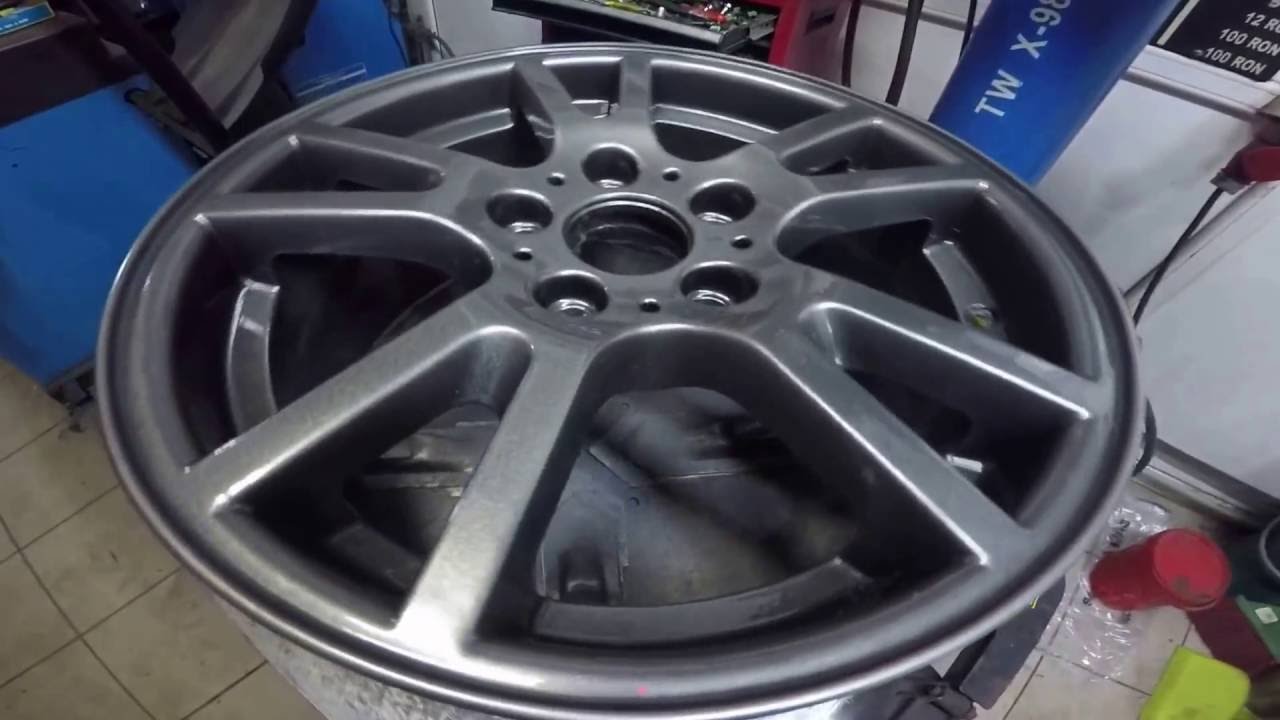 Powder Coated Rims in Gun Metal + Extra Gloss - YouTube