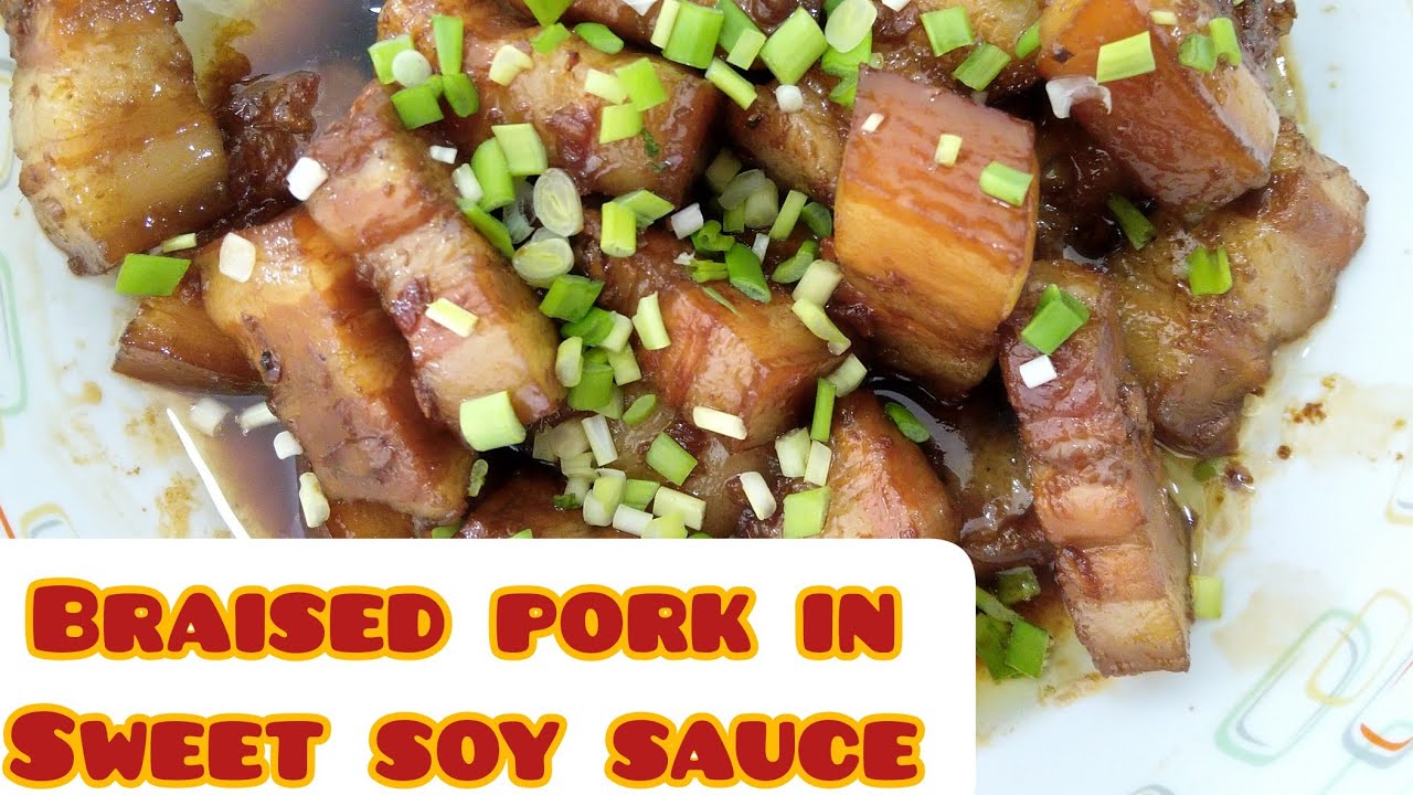 How to cook Braised Pork in Sweet Soy Sauce - YouTube