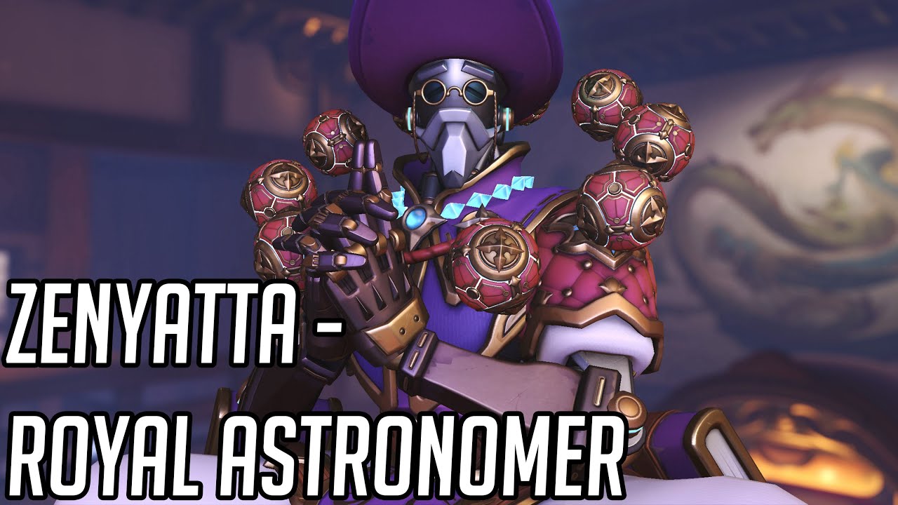 Zenyatta "Royal Astronomer" Skin Showcase - Overwatch 2 - YouTube