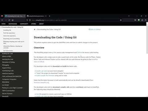 Ardupilot Source Code - YouTube
