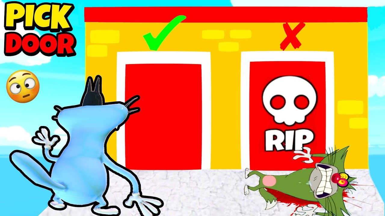 ROBLOX OGGY PICK A DOOR! (ROBLOX) - YouTube