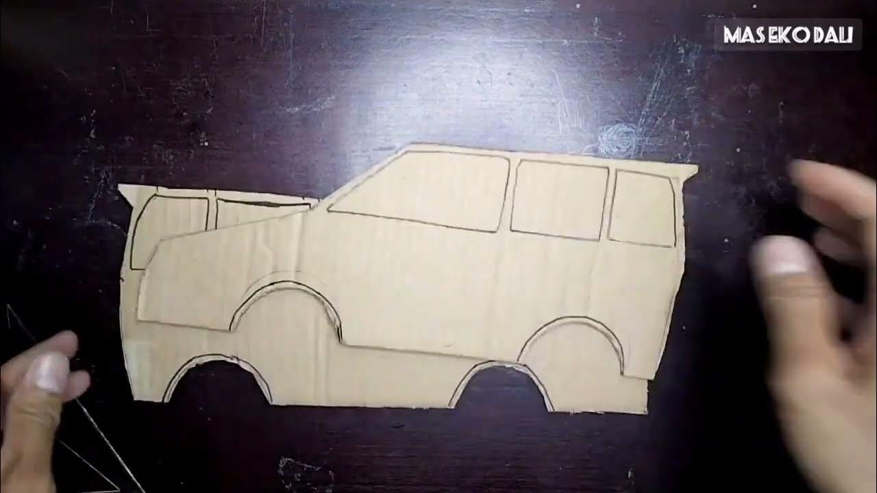 Cara Membuat Mobil-mobilan dari kardus - YouTube