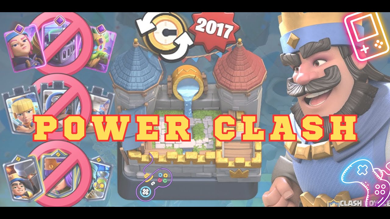 CLASH RETRÔ, VAMOS JOGAR COMO SE FOSSE O ANO DE 2017 ‐ POWER CLASH ROCK ...