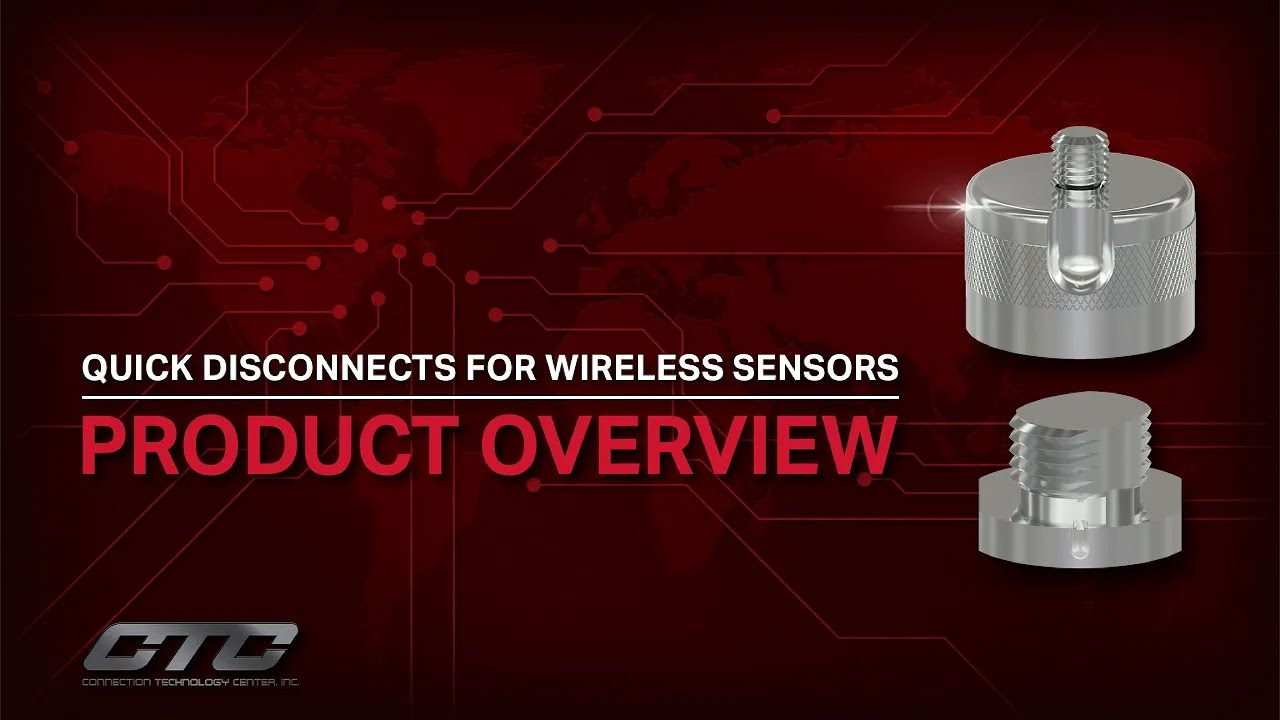 Quick Disconnects for Wireless Triaxial Accelerometers | CTC - YouTube