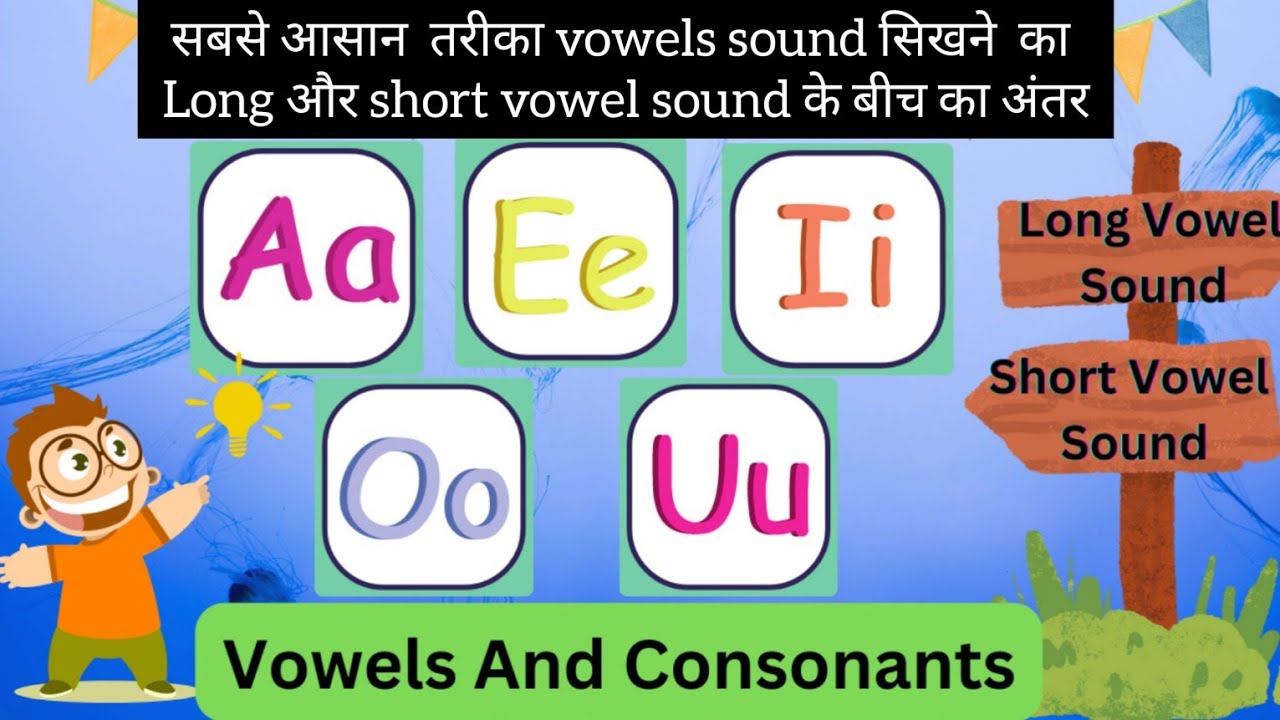 Vowels sounds(long and short sound),21 consonants,sabse asan tarika ...