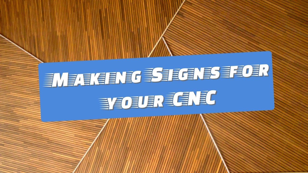 How to Make signs on your CNC using Fonts and Type (Illustrator and ...