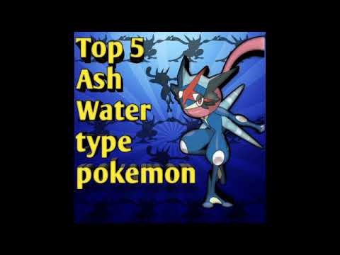 Top -5 Ash water type pokemon - YouTube