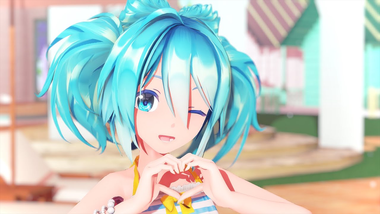 【MMD】summertime / Sour式初音ミク【4K】 - YouTube