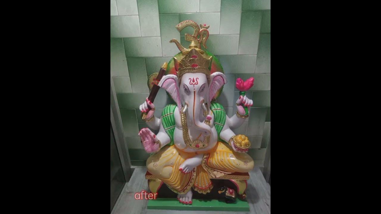 🙏🙏Ganesh ji ki penting marbal moorthy Rajasthan Murti Kala Kendra order kare 7665955704🙏🙏 - YouTube