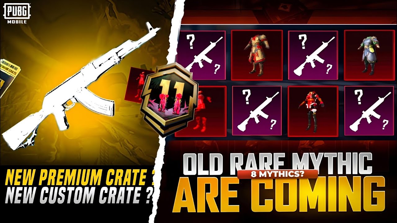 New Premium Our Custom Crate | Old Rare 7 Mythic Are Back | Rare Crate ...