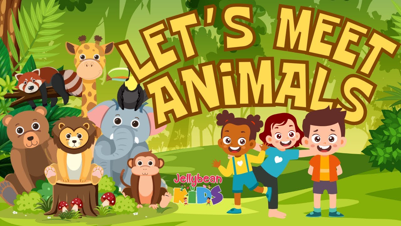 LET'S MEET ANIMALS WITH BUBBLES THE BEAR #animals #fun #learning # ...