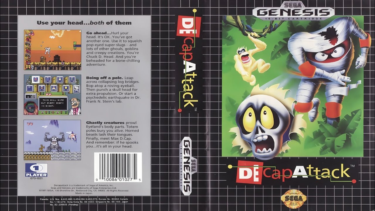 [𝐈𝐧𝐭𝐫𝐨] Decap Attack (SEGA Genesis/Mega Drive Music) ⭐ - YouTube