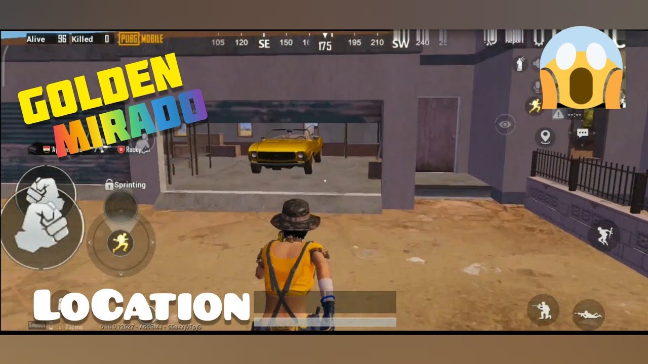 Golden Mirado Location in Pubg Mobile Golden Car in Miramar! 0.18.0 ...