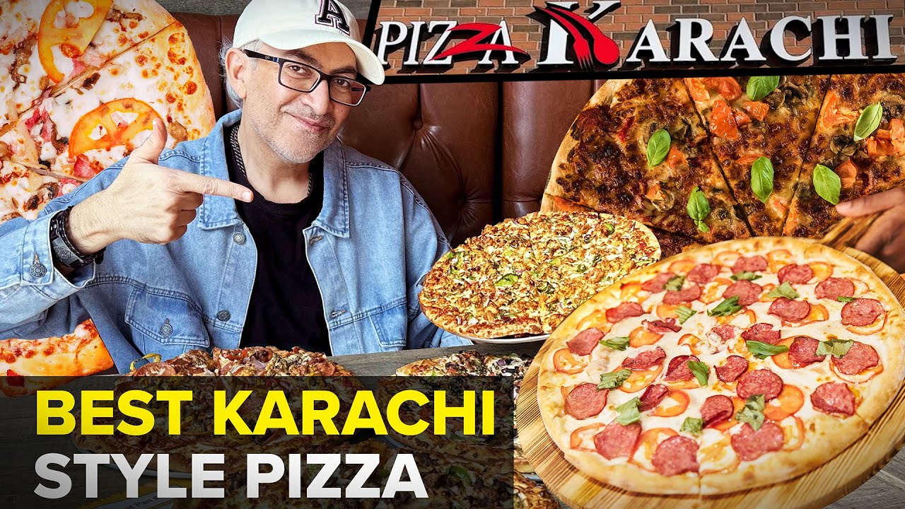 Ridgeway Plaza Mississauga BEST Karachi Style Pizza | Karachi Pizza | 🇵🇰 Street Food PK - YouTube