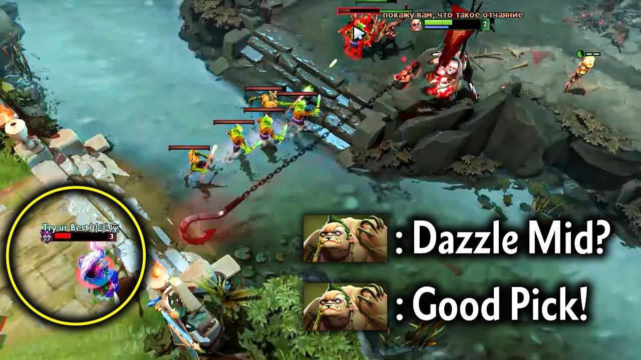 Dazzle Mid in immortal ranked? Good Pick!! | Genius Pudge - YouTube