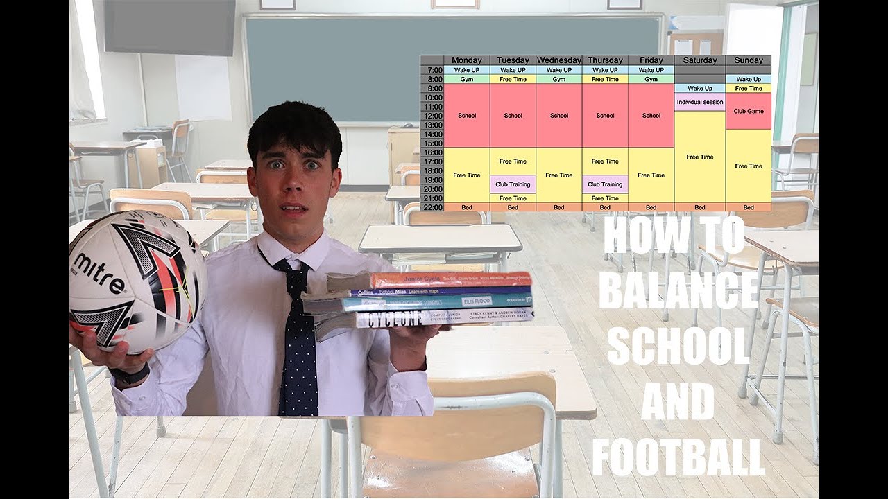How To Balance School and Football - YouTube