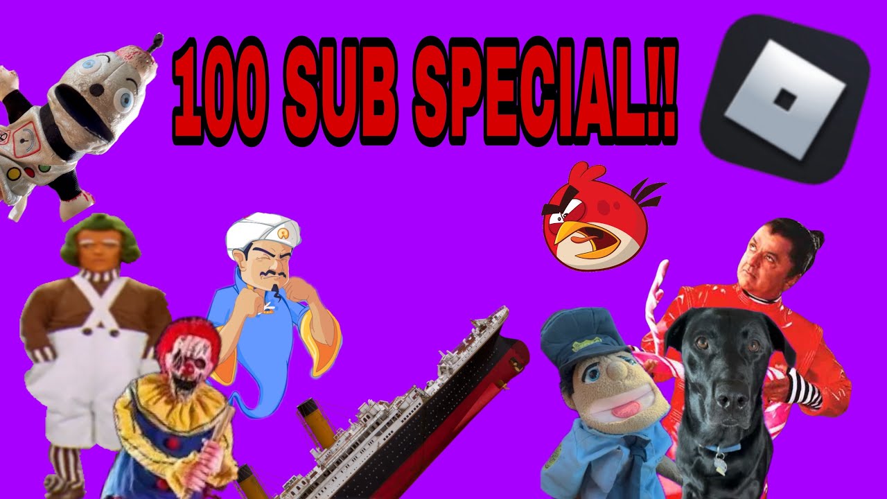 100 Sub Special!! (Thanks And I Was Late) 😁 - YouTube