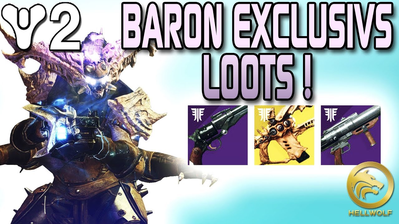 Destiny 2 - BARON LOOT & DERNIERE PAROLE LIKE ! Gjallarhorn, PvP ...